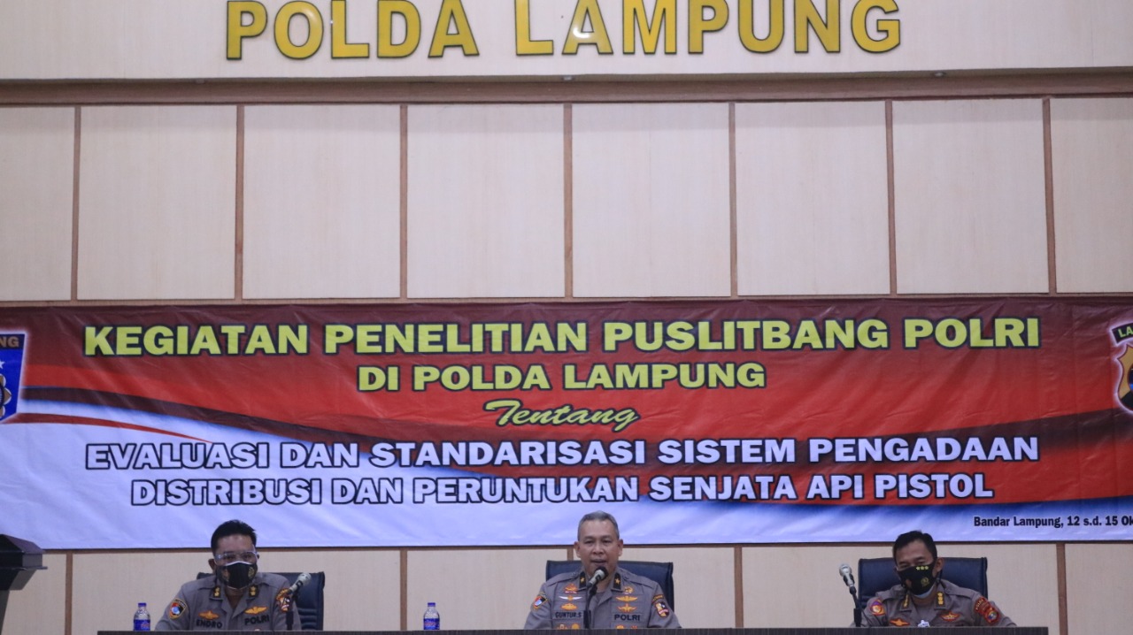 Puslitbang Polri Melaksanakan Evaluasi dan Standarisasi Sistem Pengadaan Senjata Api - InfoBerita.ID